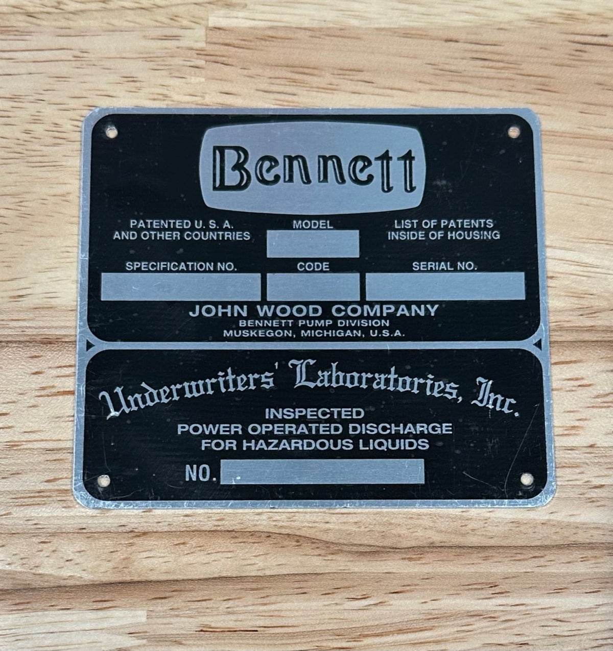BENNETT ID Tag — PERGL