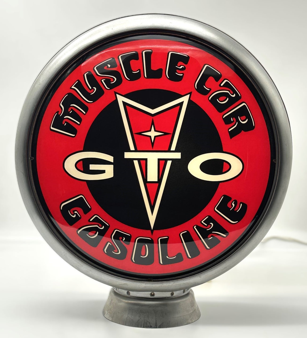 NEW GTO MUSCLE GASOLINE 13.5" GAS PUMP GLOBE - FREE SHIPPING! — PERGL