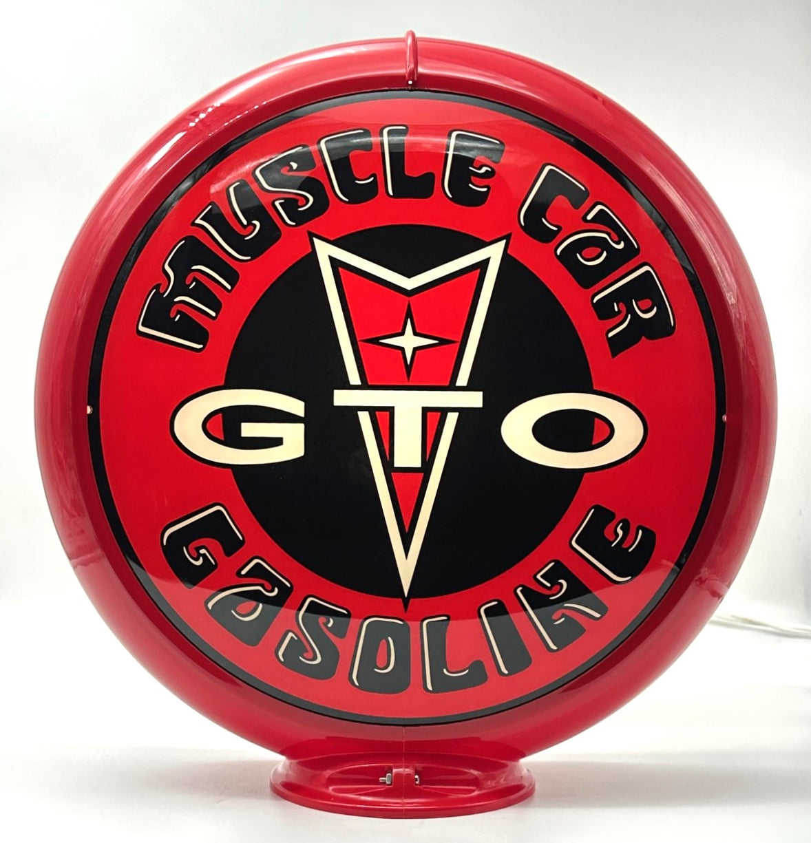NEW GTO MUSCLE GASOLINE 13.5" GAS PUMP GLOBE - FREE SHIPPING! — PERGL