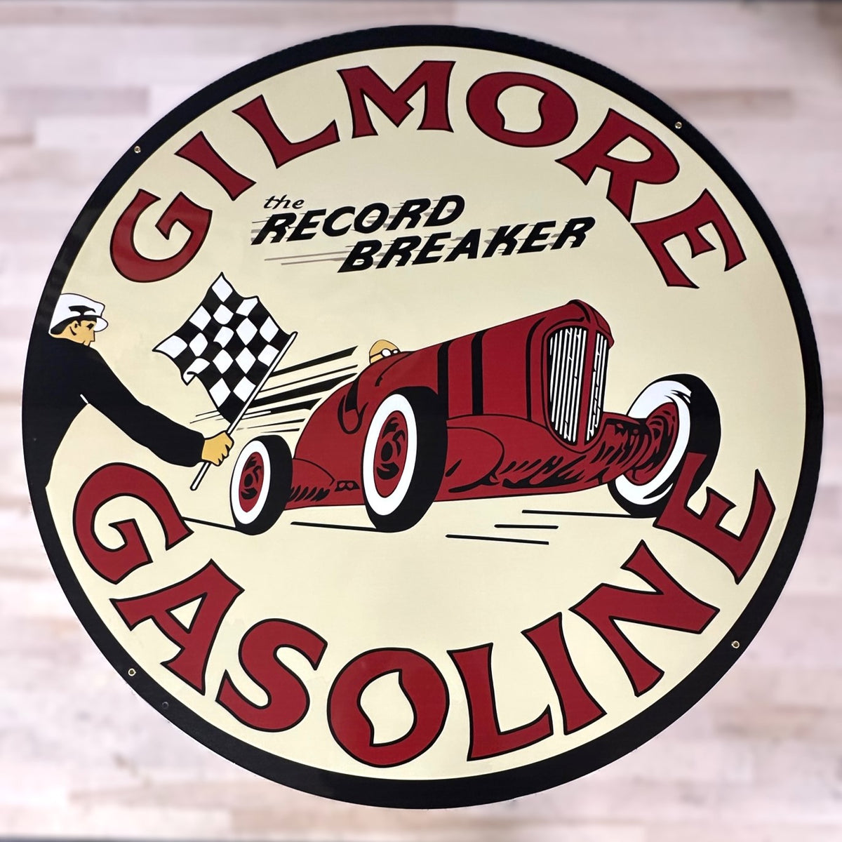 GILMORE GASOLINE RACING 36" Sign — PERGL