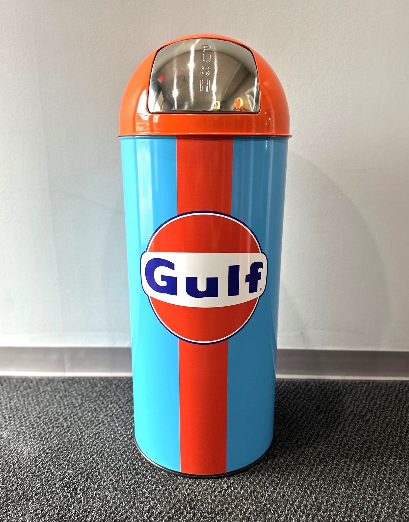 GULF Bullet Style Trash Can in GT40 Racing Heritage Color Scheme - FRE ...