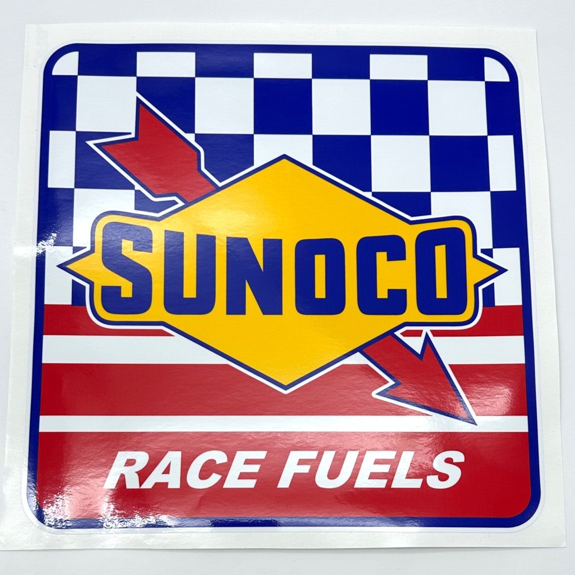 SUNOCO RACE FUELS DECAL 12" X 12" — PERGL