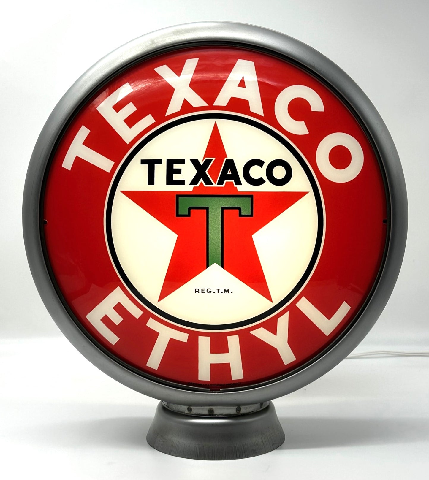 TEXACO ETHYL 13.5" Gas Pump Globe - FREE SHIPPING!! — PERGL