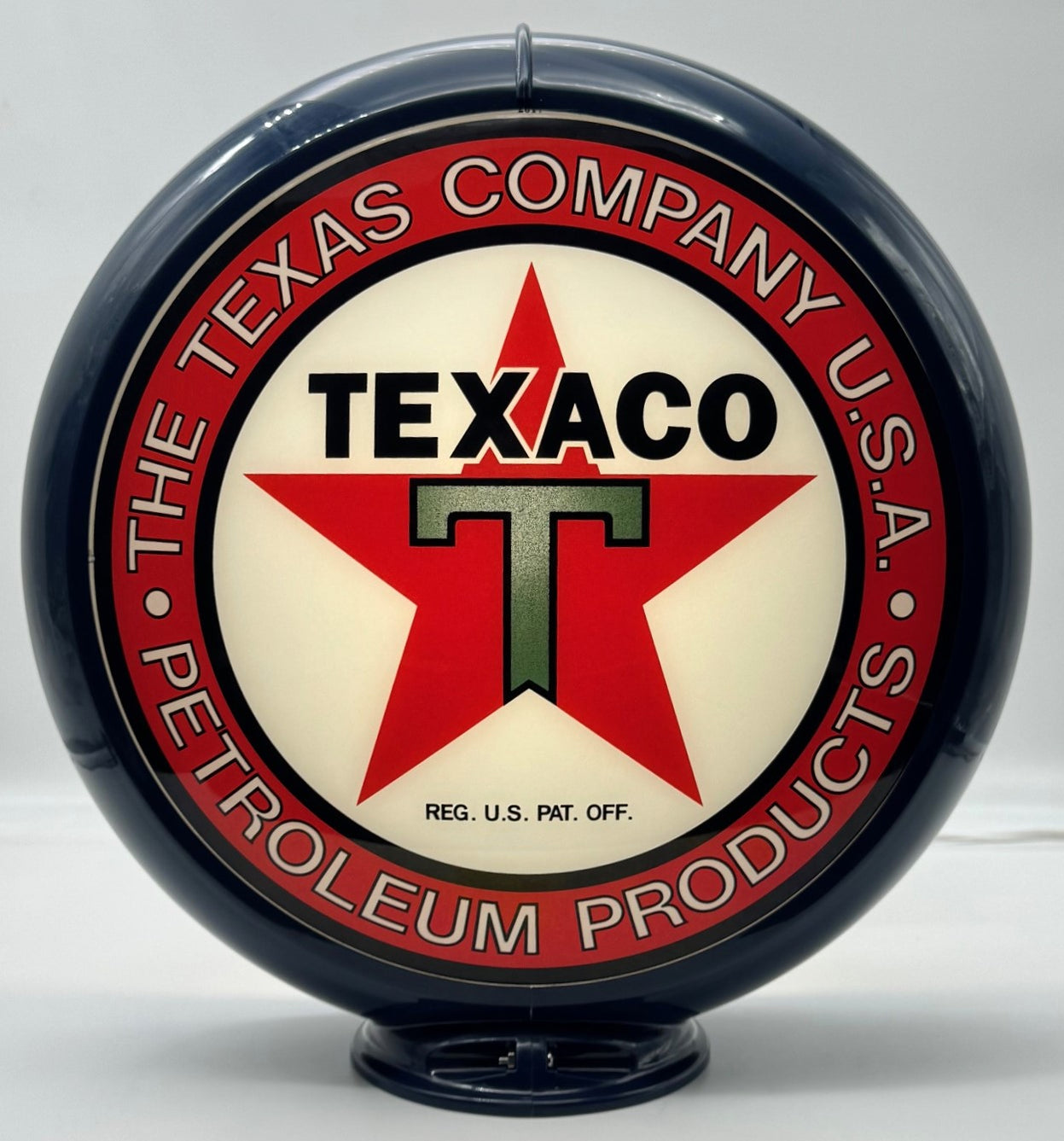 TEXACO THE TEXAS COMPANY USA 13.5" Ad Globe - FREE SHIPPING!! — PERGL