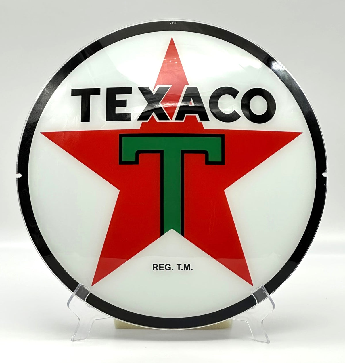 TEXACO STAR 13.5" Glass Face - FREE SHIPPING!! — PERGL