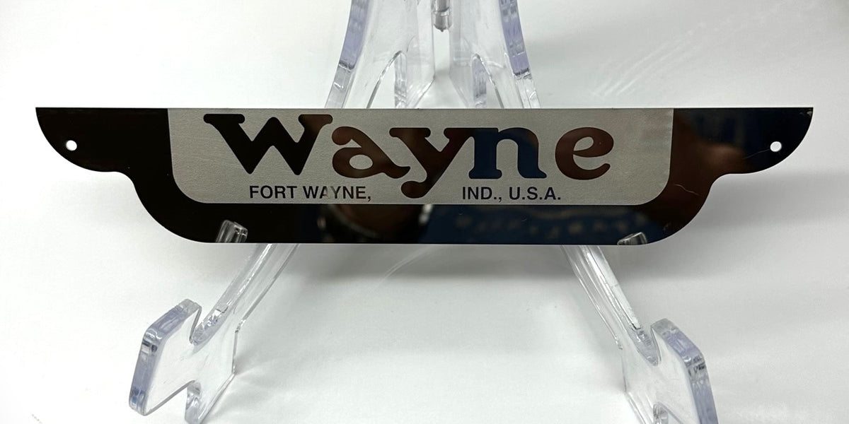WAYNE 70 Name Plate - Stainless Steel (Free Shipping) — PERGL