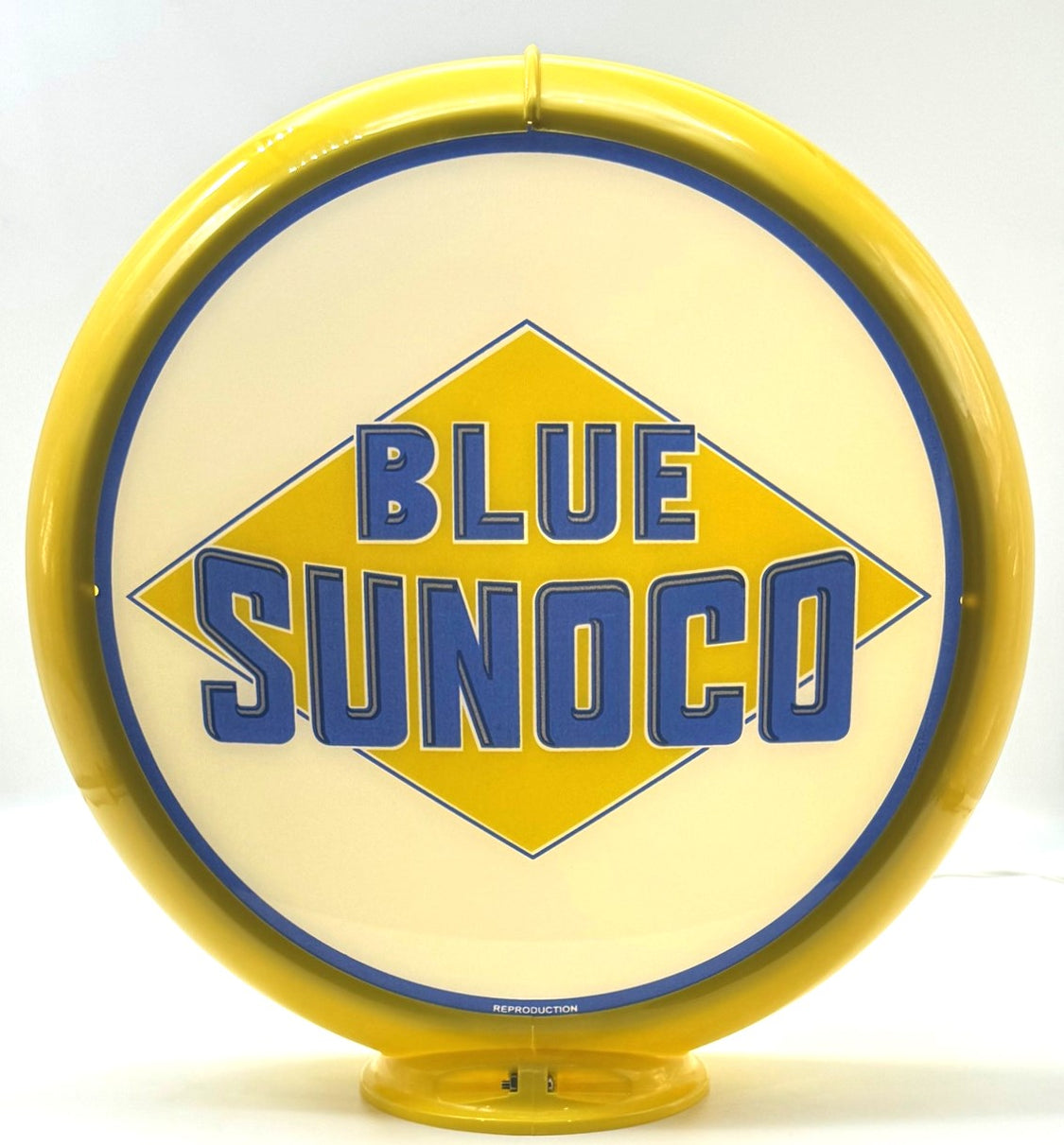 SUNOCO BLUE 13.5" Ad Globe — PERGL