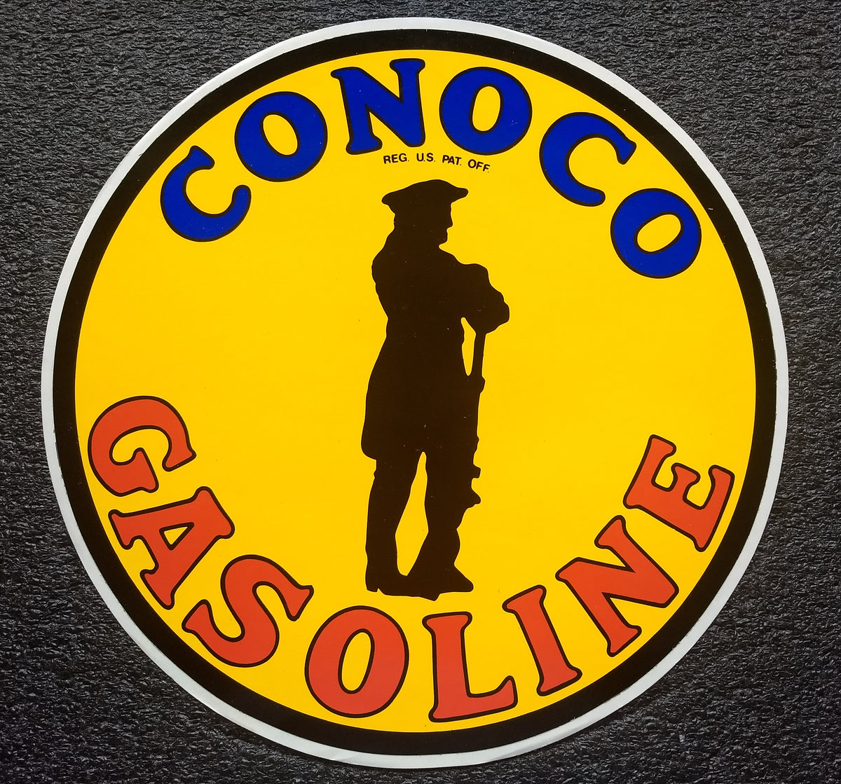 CONOCO MINUTE MAN DECAL-12" — PERGL