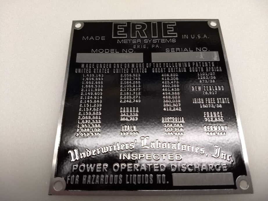 Pump ID Tags — PERGL