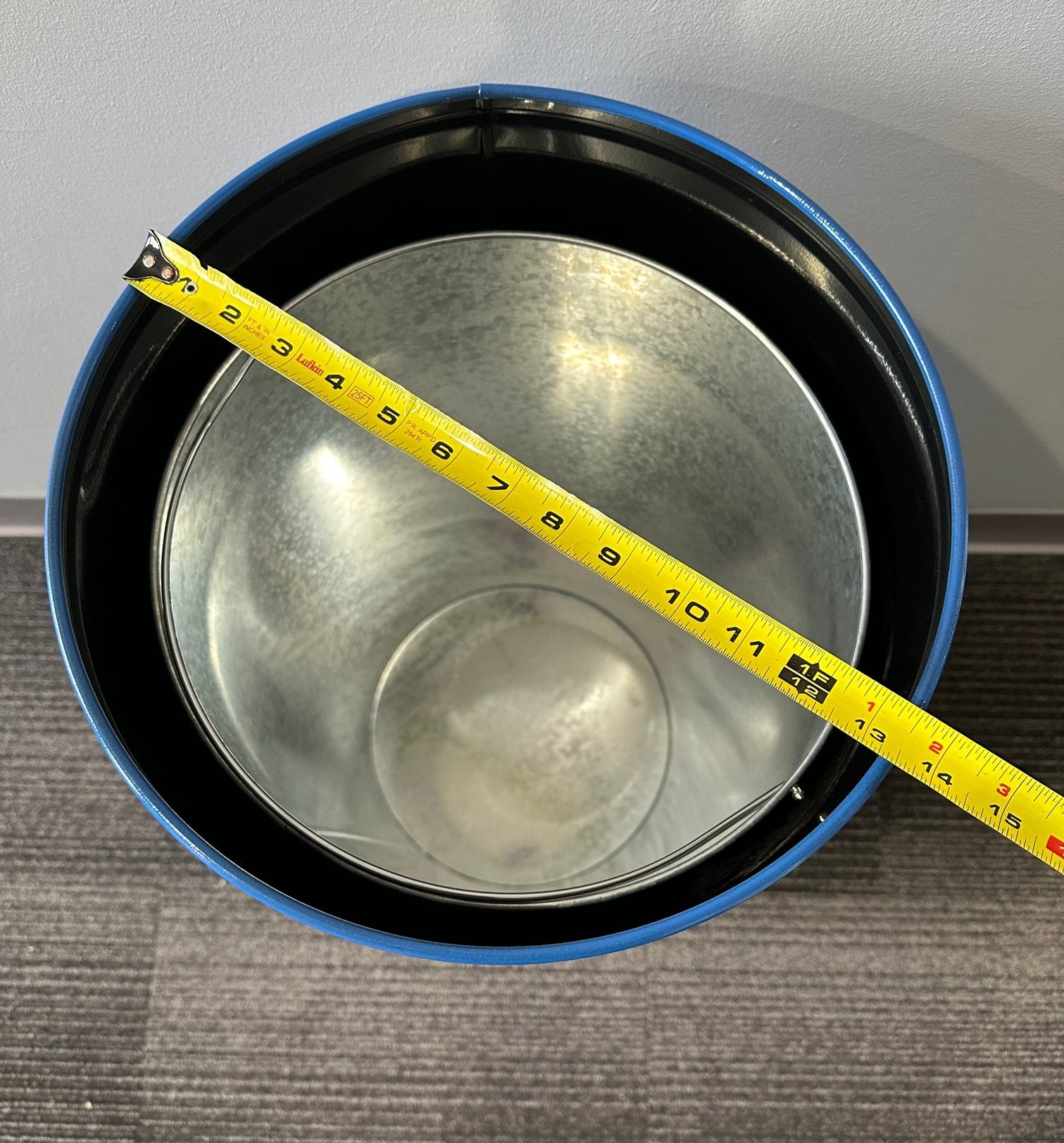 GULF Bullet Style Trash Can in Heritage Color Scheme - FREE SHIPPING ...