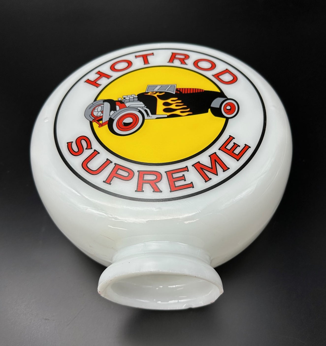 HOT ROD SUPREME 8" Mini Glass Gas Pump Globe — PERGL