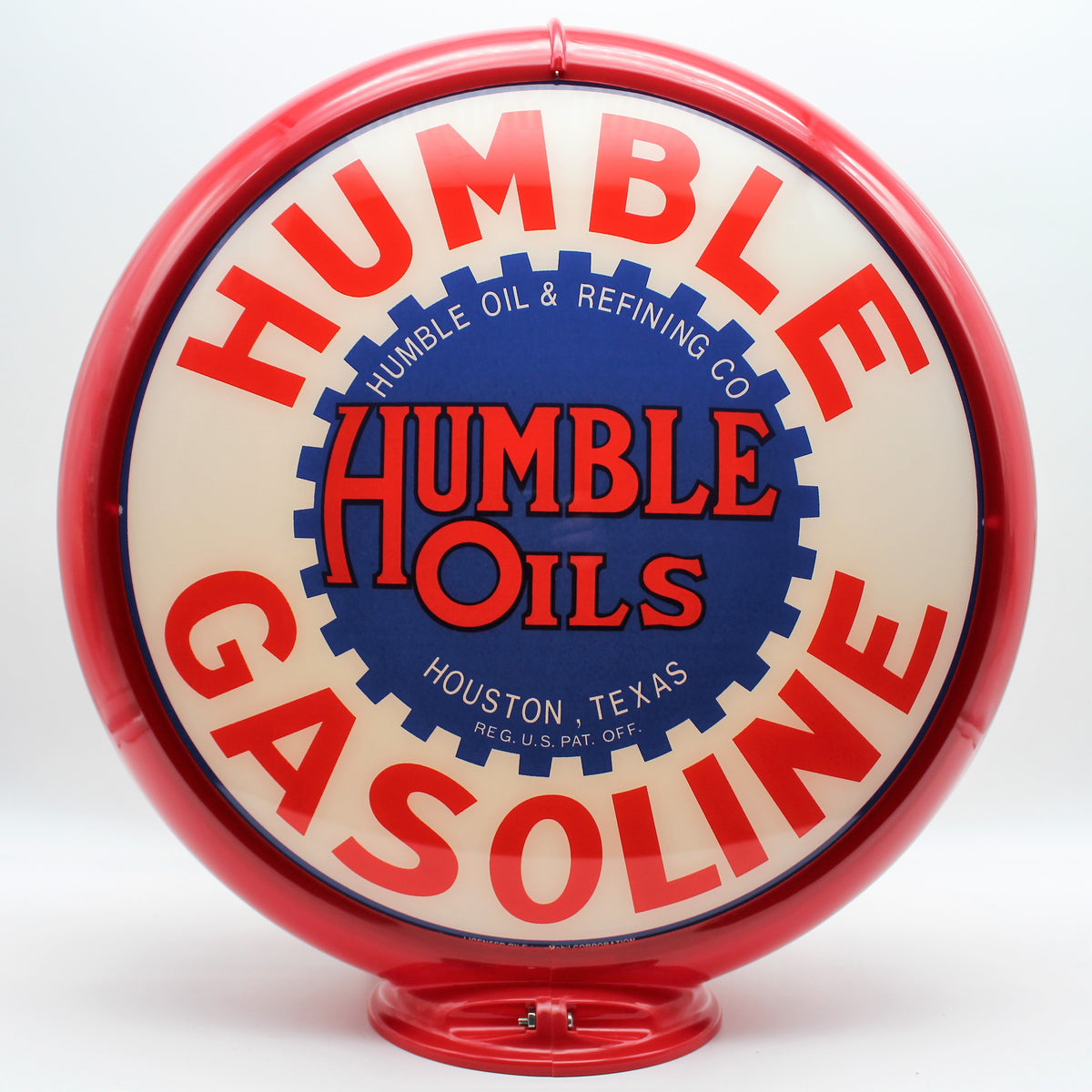 HUMBLE GASOLINE 13.5" Gas Pump Globe - FREE SHIPPING! — PERGL