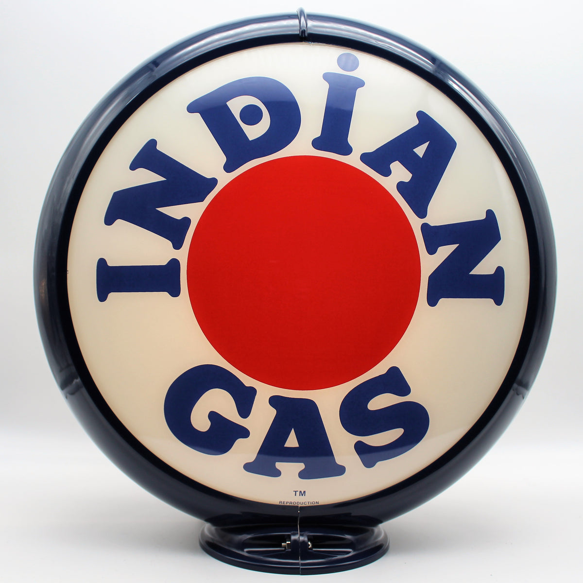 INDIAN GAS RED DOT 13.5" Glass Face — PERGL