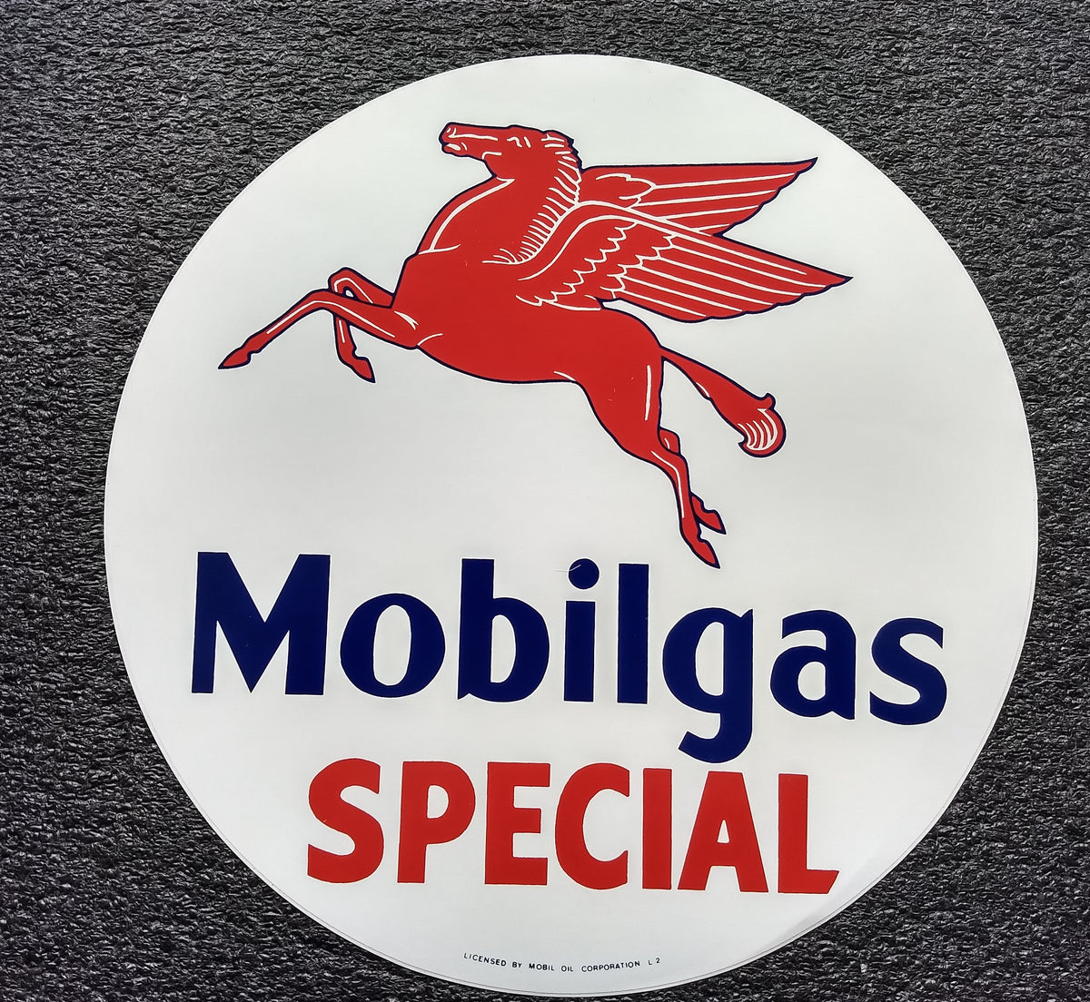 MOBILGAS SPECIAL DECAL-12" — PERGL