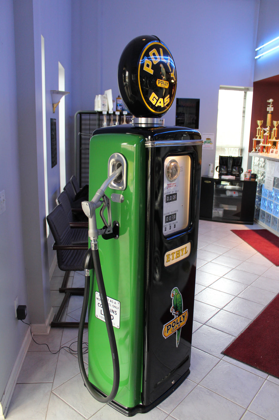 POLLY GAS Tokheim 39 Reproduction Gas Pump - Dual Sided! — PERGL