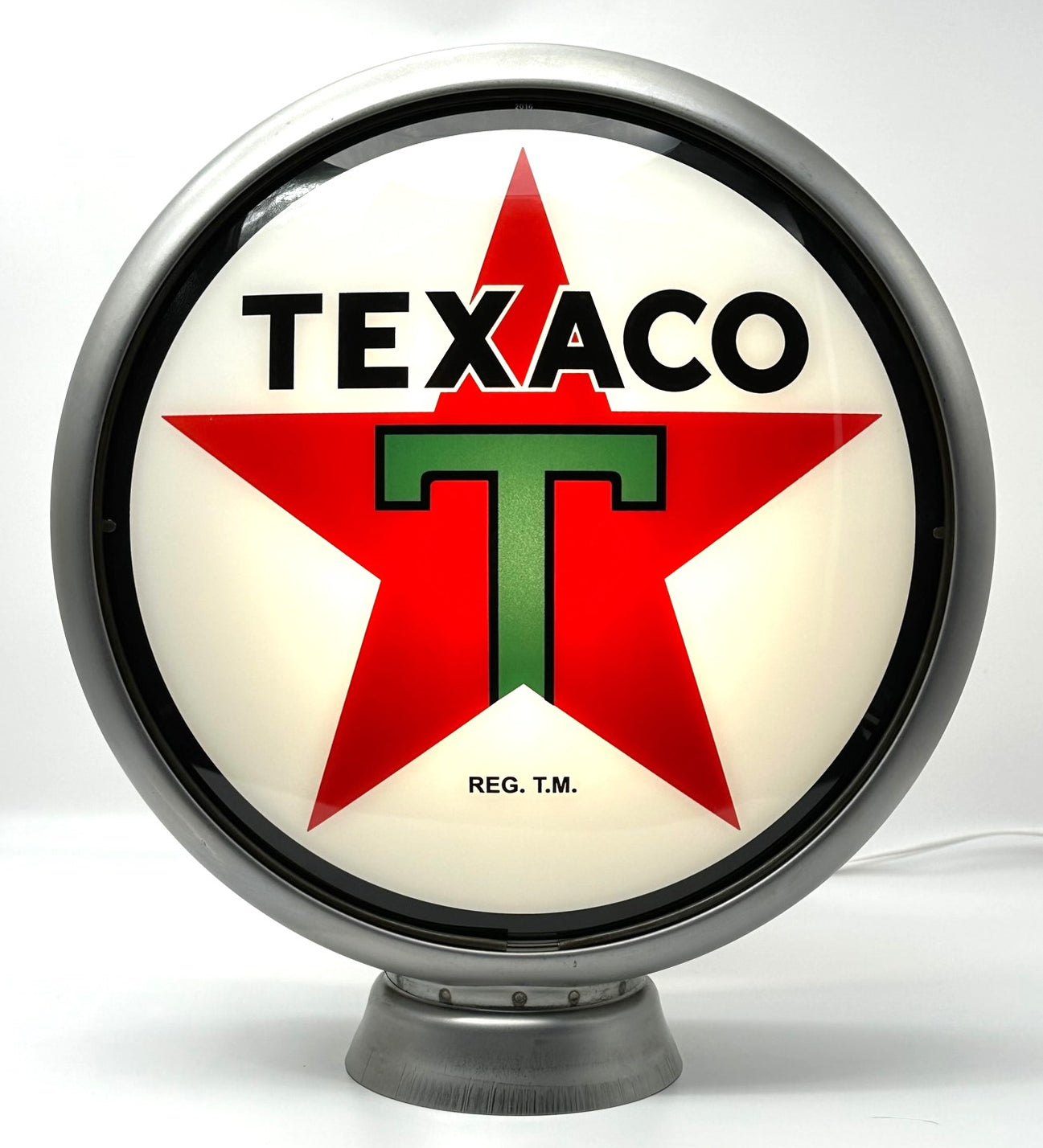 TEXACO STAR 13.5" GAS PUMP GLOBE - FREE SHIPPING!! — PERGL