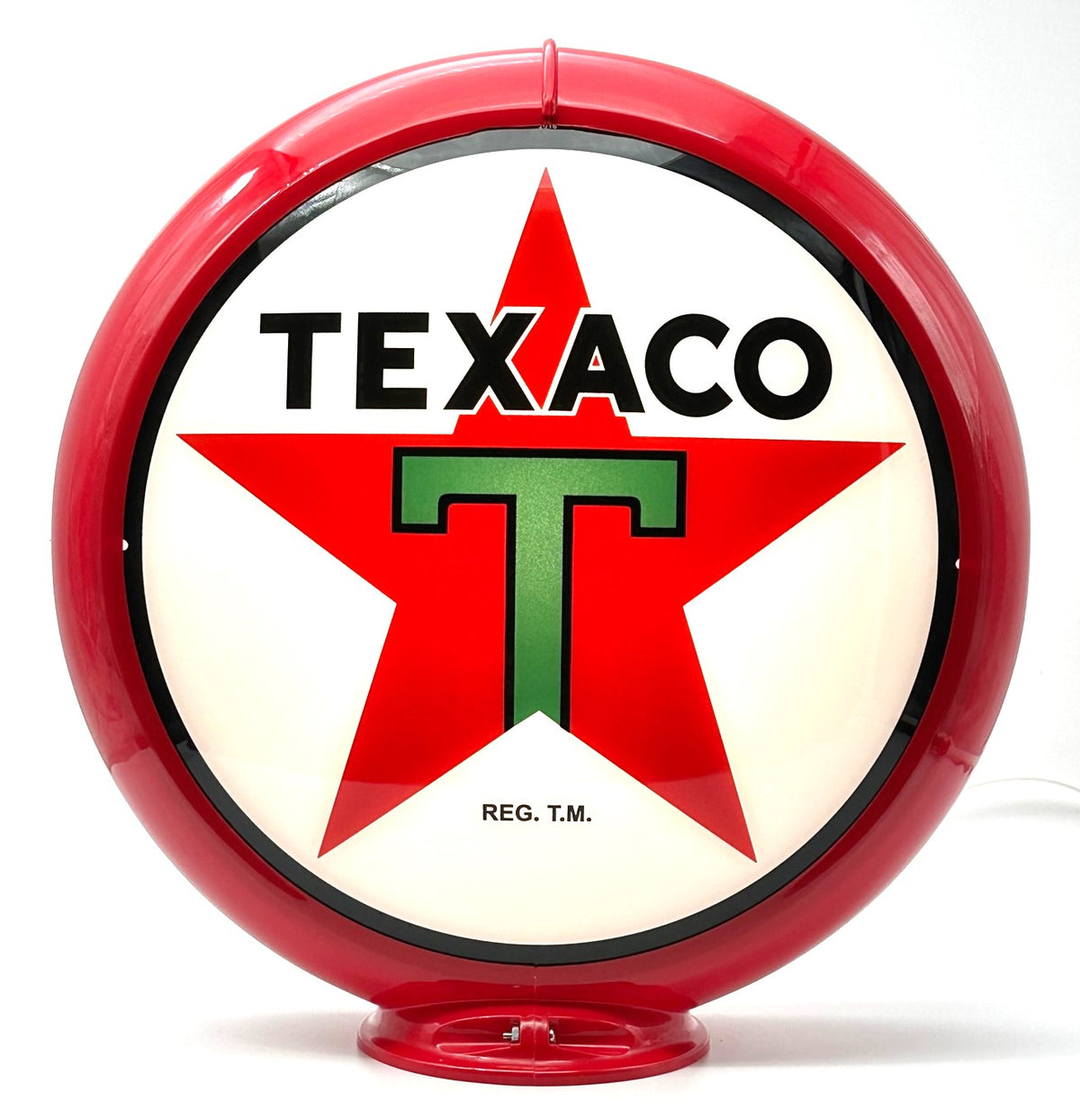 TEXACO STAR 13.5" GAS PUMP GLOBE - FREE SHIPPING!! — PERGL