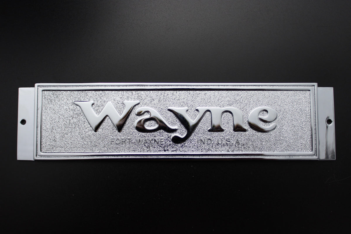 WAYNE 60 Name Plate — PERGL
