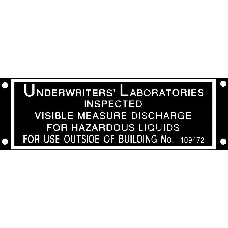 UNDERWRITERS ID Tag — PERGL